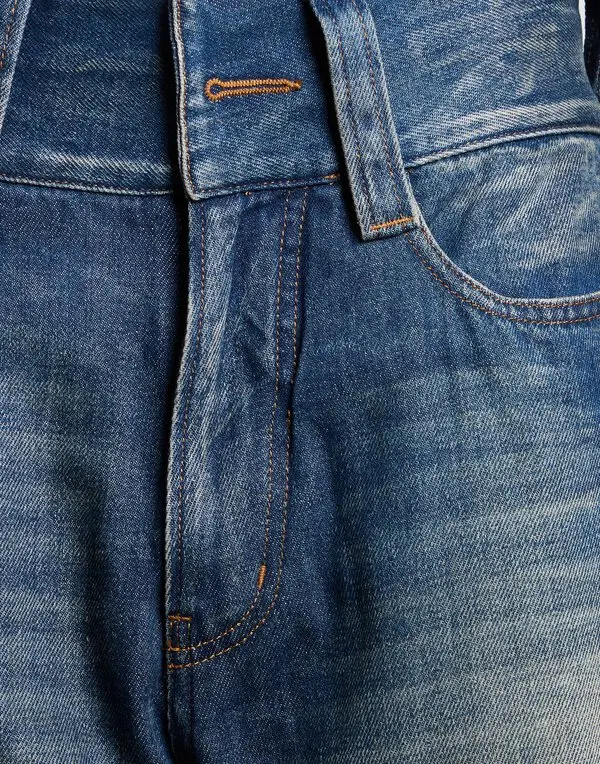 MAISON MARGIELA Plain Colour Denim Trousers