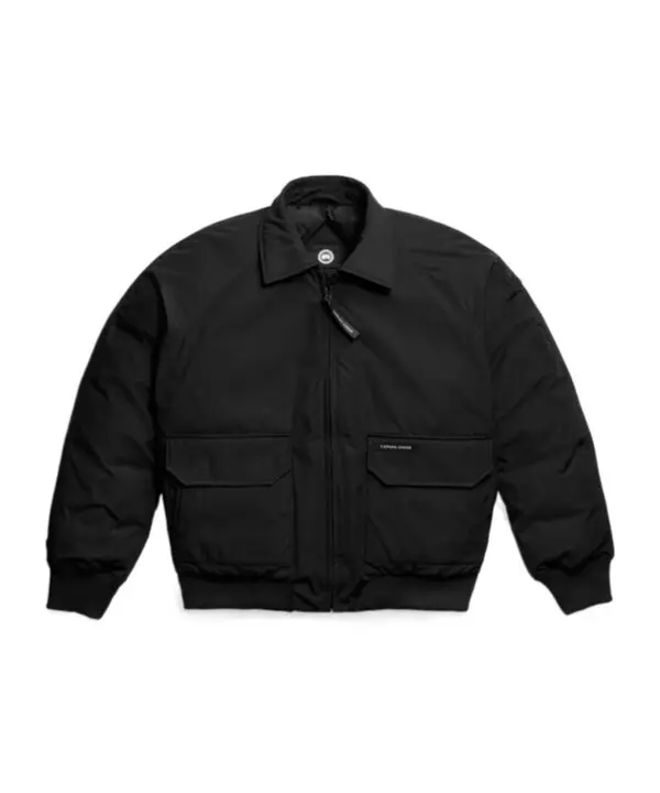 Canada Goose Logo Detail Zip-up Jacket