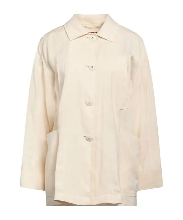 Max Mara Solid Colour Shirts Blouses - Beige