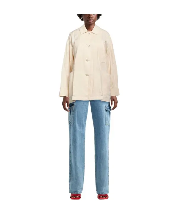 Max Mara Solid Colour Shirts Blouses - Beige