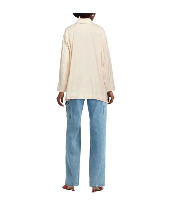 Max Mara Solid Colour Shirts Blouses - Beige