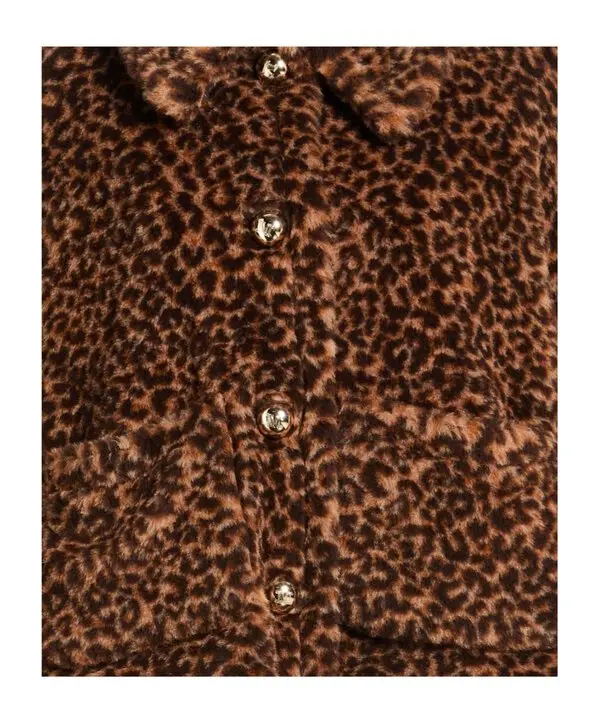 Max Mara Leopardprint Cape Coat