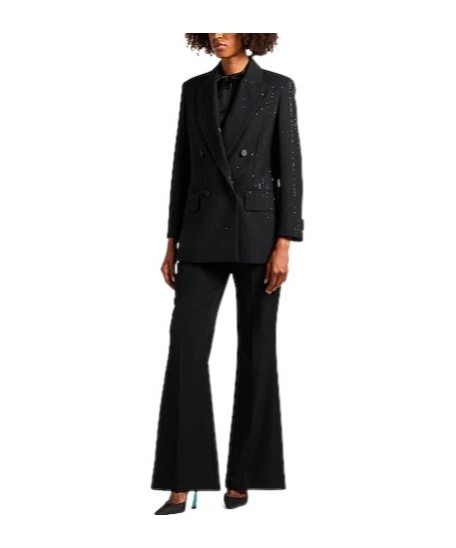 Max Mara Sequin Doublebreasted Blazer