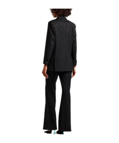 Max Mara Sequin Doublebreasted Blazer