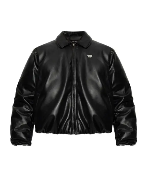 MISBHV Faux-leather Bomber Jacket