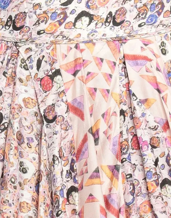 Isabel Marant Étoile Geometric Pattern Pleated Skirt