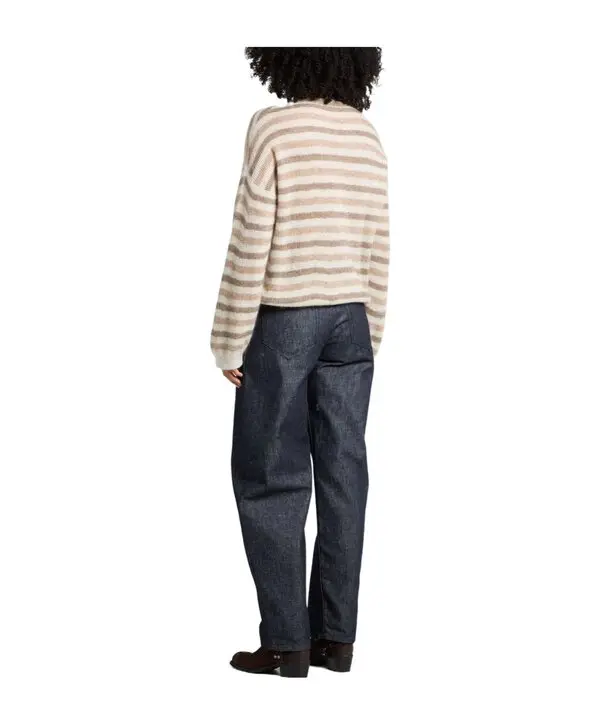 Brunello Cucinelli Striped Thin Knitted Sweater
