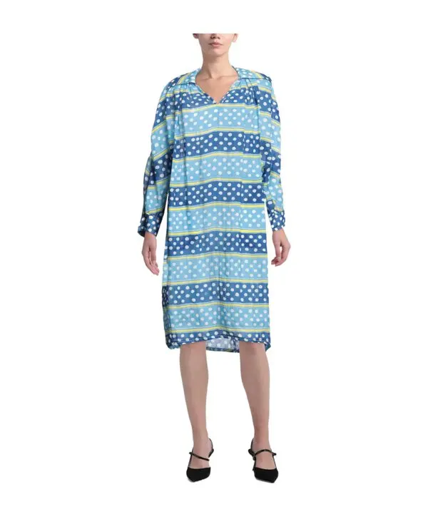 Marni Polka Dot Long-sleeve Dress