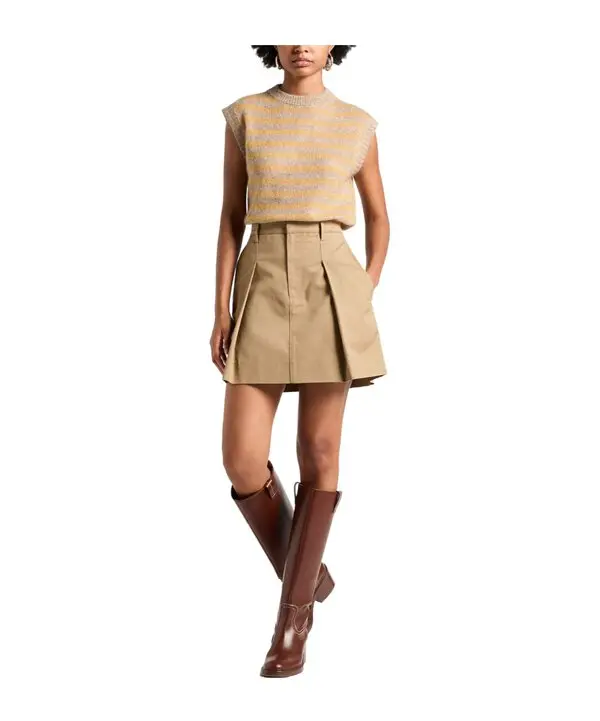 Brunello Cucinelli Solid-color Flared Skirt