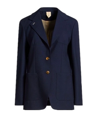Max Mara Singlebreasted Blazer - Blue