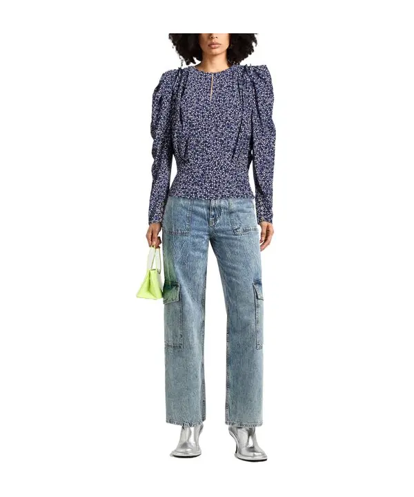 Isabel Marant Étoile Multicolored Chiffon Top