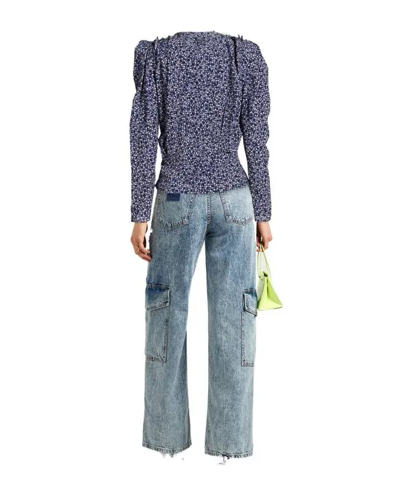 Isabel Marant Étoile Multicolored Chiffon Top