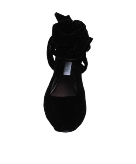 Max Mara Solidcolor Suede Flat Shoes