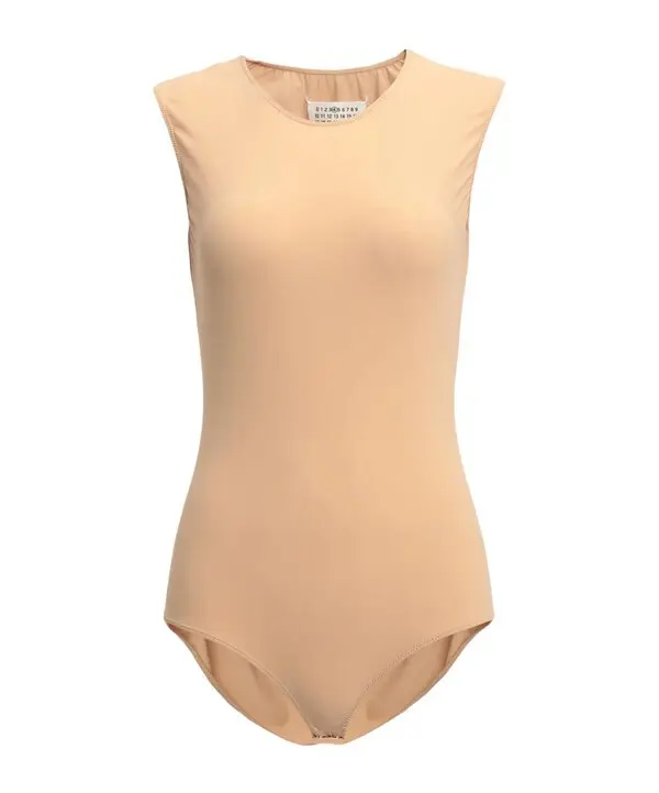 MAISON MARGIELA Solidcolor Stretch Sleeveless Top