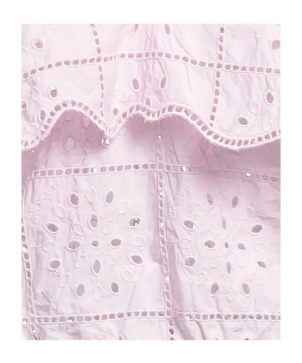 GANNI Sleeveless Lace Top
