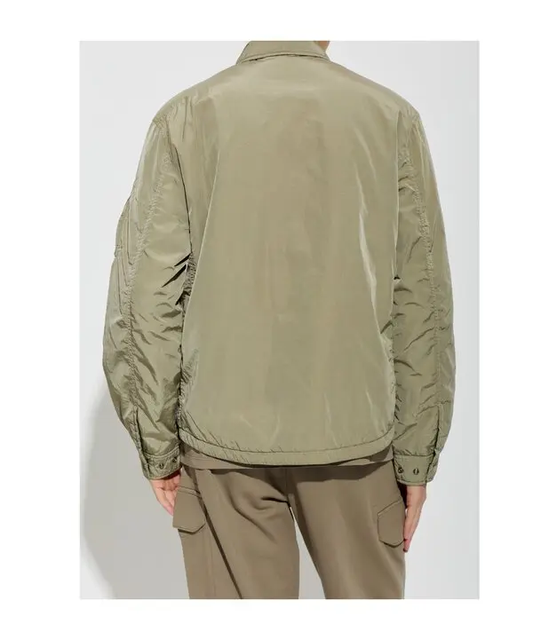 C.P. COMPANY Chrome-r Lens Padded Button Overshirt