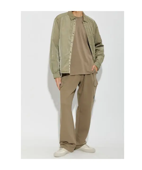 C.P. COMPANY Chrome-r Lens Padded Button Overshirt