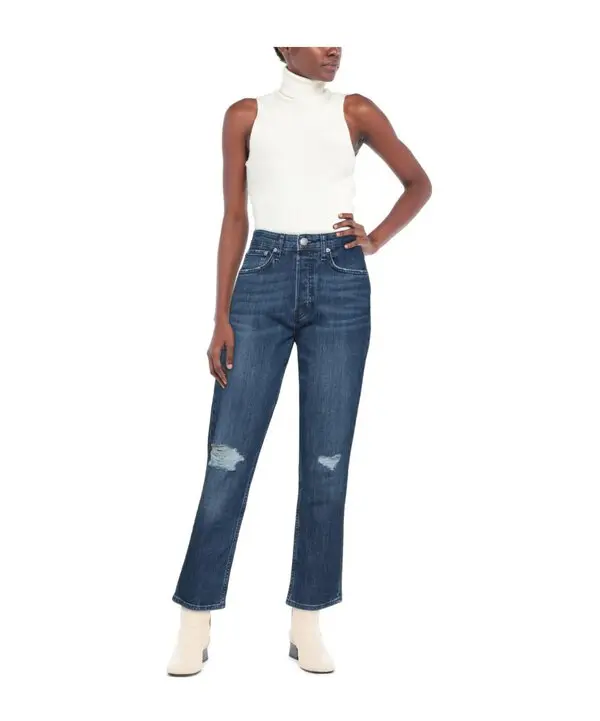 Rag & Bone Mediumblue Straightleg Jeans