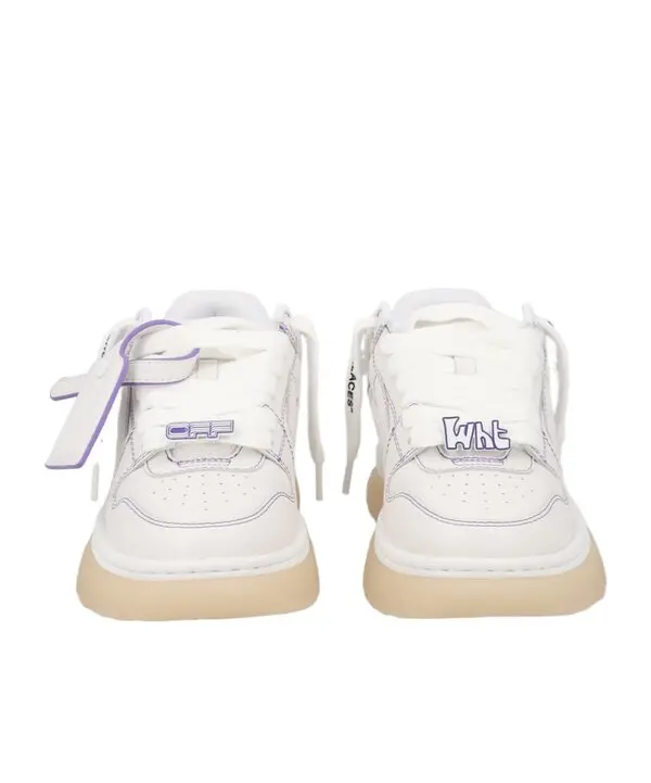 Off-White Round-toe Sneakers