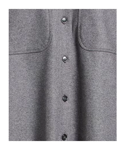 Max Mara Solidcolor Wool Shirt Jacket
