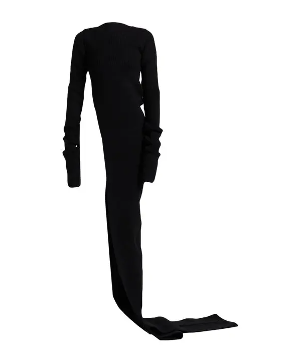 Rick Owens Solidcolor Mediumthick Knit Sweater
