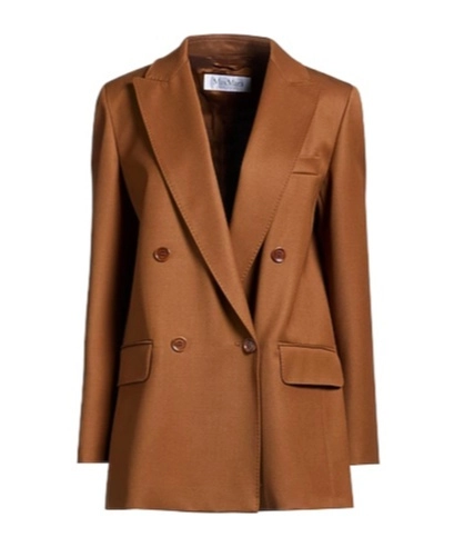 Max Mara Doublebreasted Blazer - Brown
