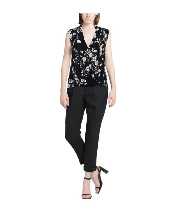 Rag & Bone Sleeveless Floralprint Top