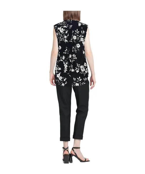 Rag & Bone Sleeveless Floralprint Top