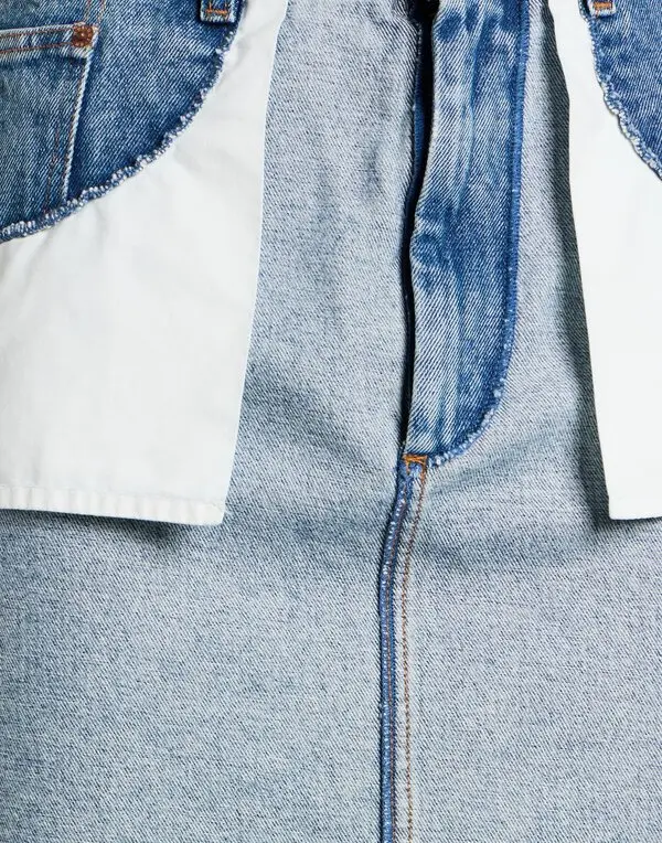 MAISON MARGIELA Mediumblue Denim Midi Skirt