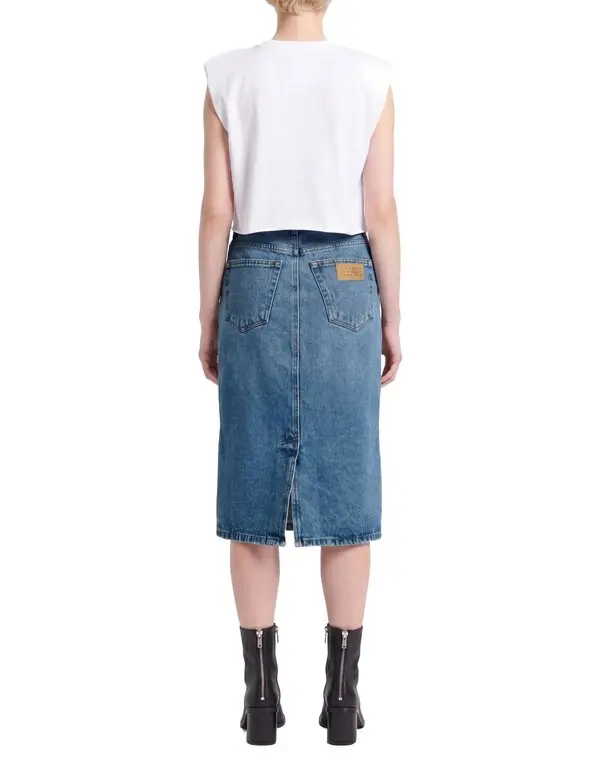 MAISON MARGIELA Mediumblue Denim Midi Skirt
