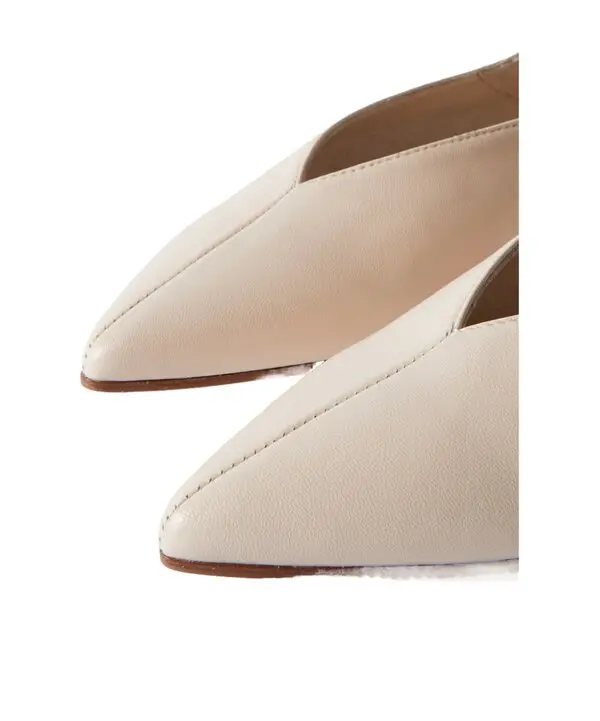 AeydĒ Leather Point-toe Flats