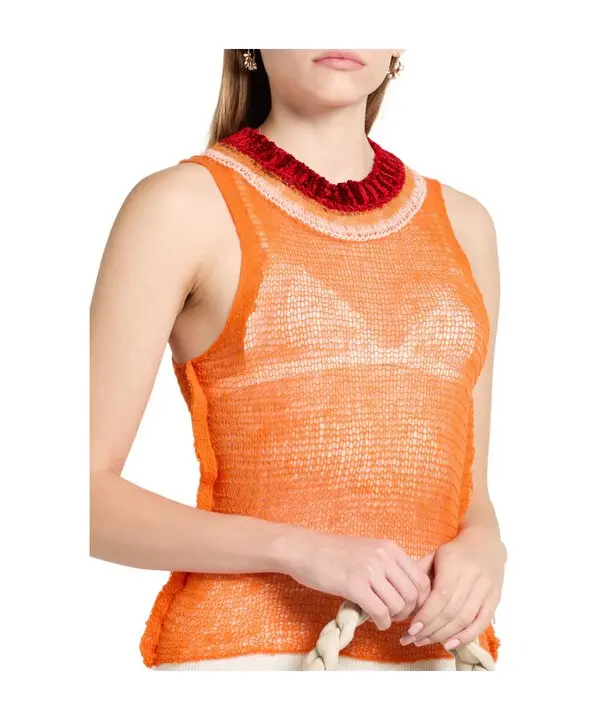Marni Colorful Sleeveless Knit Top