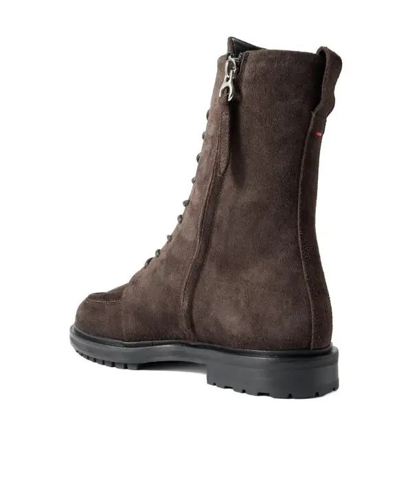 AeydĒ Solid Color Suede Ankle Boots