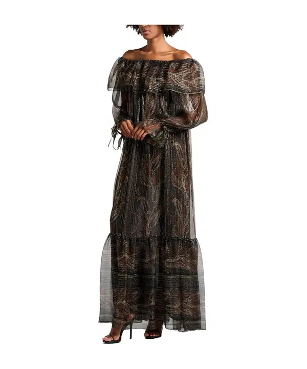 Saint Laurent Bohemian-style Long Dress
