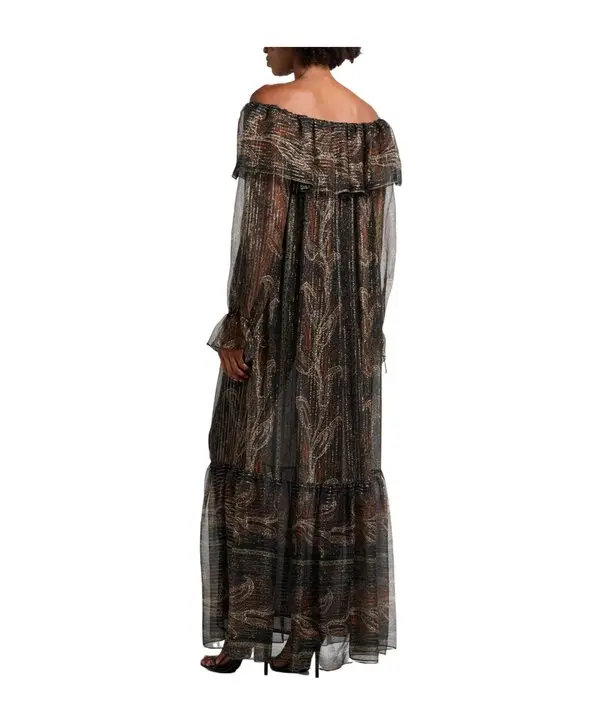 Saint Laurent Bohemian-style Long Dress