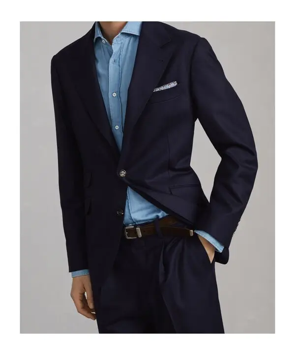 Brunello Cucinelli Single-breasted Wool Blazer