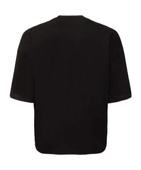 THE ROW Crewneck Shortsleeve Cropped Top