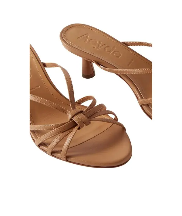AeydĒ Knotted Leather Sandals