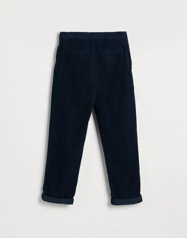 Brunello Cucinelli Pleated Velvet Jogger Trousers