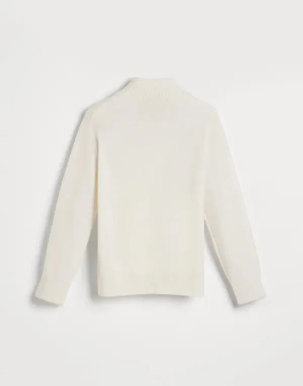 Brunello Cucinelli Embroidered-logo Zip-front Cardigan