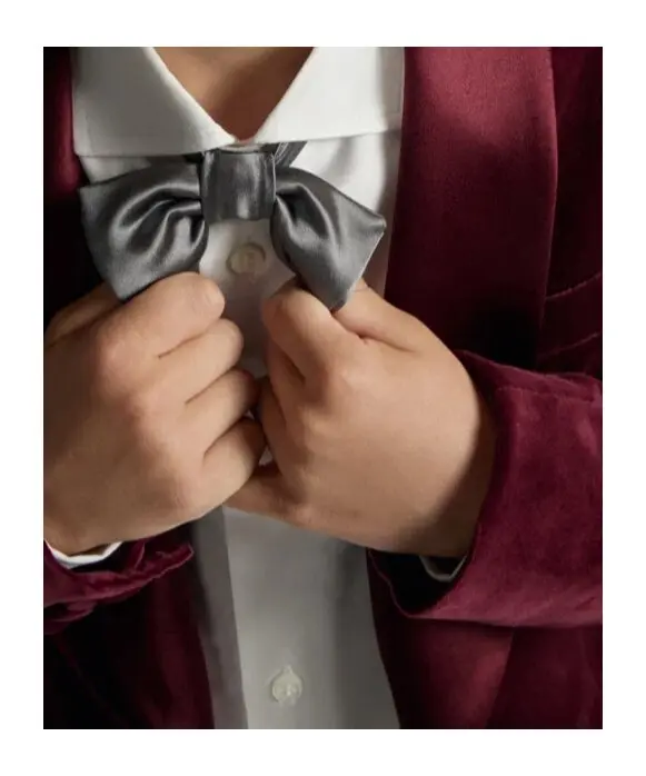 Brunello Cucinelli Satin Bow Tie