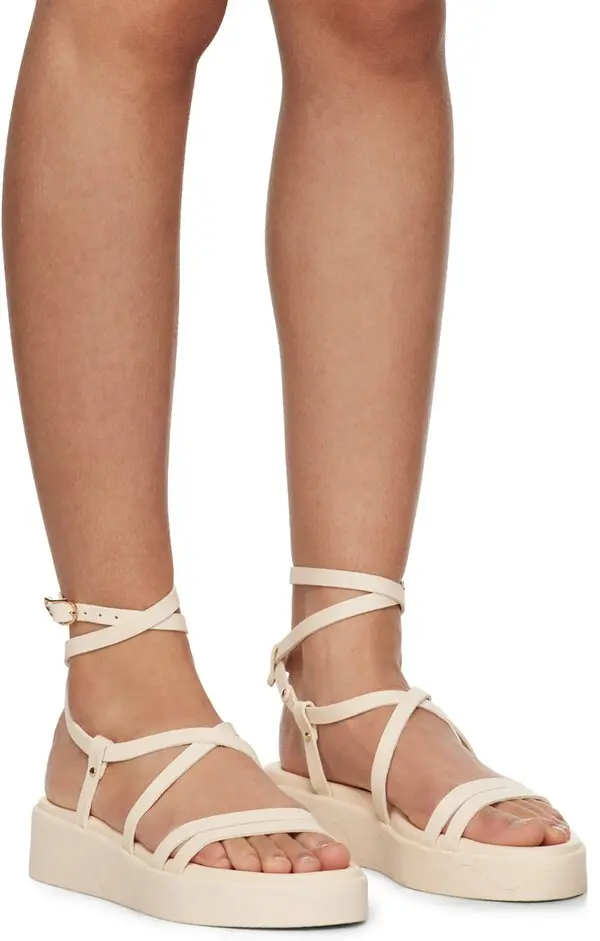 ANCIENT GREEK SANDALS Logo Flat Sandals