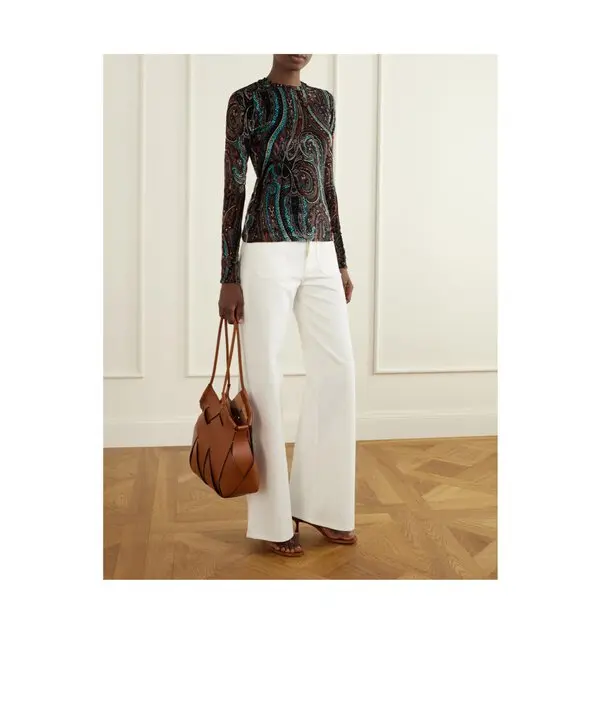 Ulla Johnson Charlotte Woven Leather Shoulder Bag