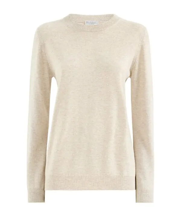 Brunello Cucinelli Cashmere Sweater With Monili