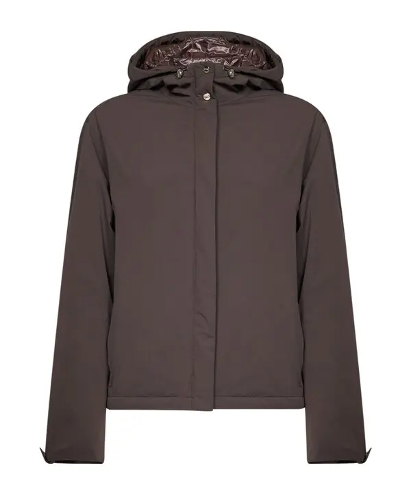 Herno Drawstring Hooded Casual Jacket
