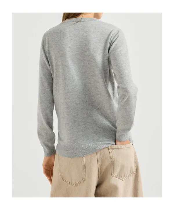 Brunello Cucinelli Cashmere Sweater With Monili