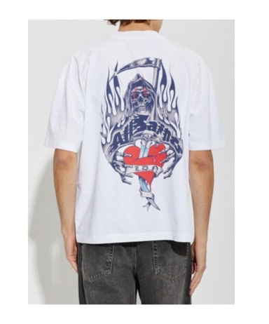 ALLSAINTS Skull Heart Graphic Short Sleeve T-shirt