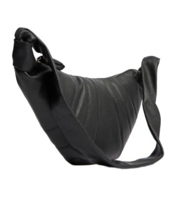 LEMAIRE Longstrap Crescent Bag - Black