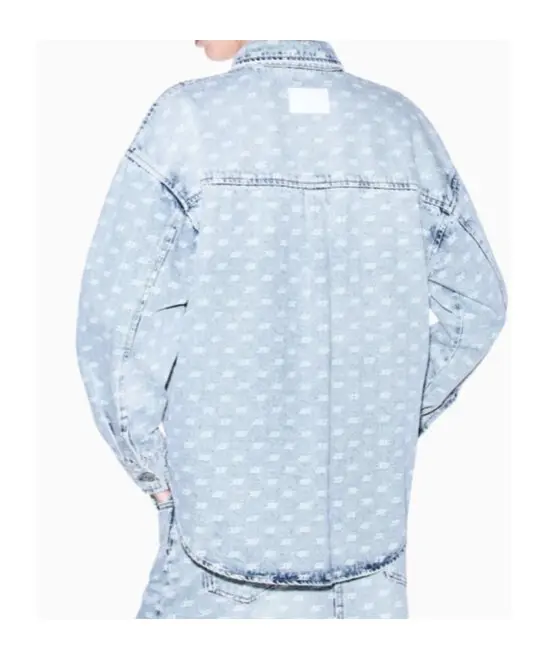 Armani Exchange Logo-print Denim Shirt