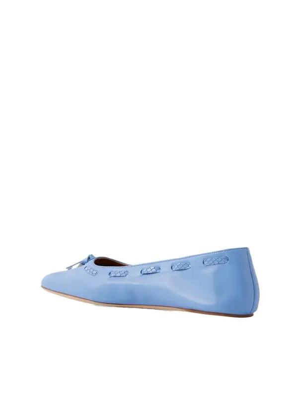 Staud Woven Leather Ballet Flats